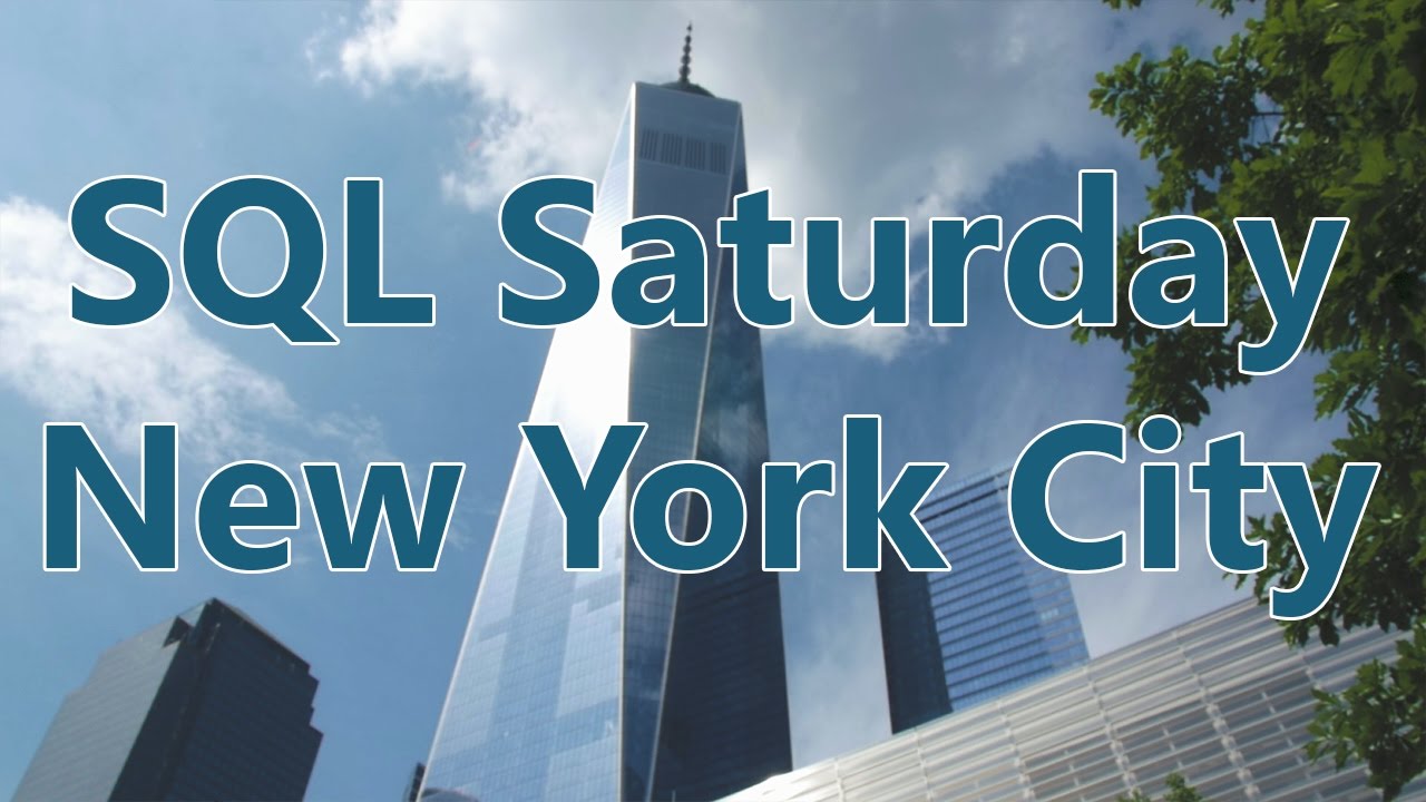 SQL Saturday - New York City - John Deardurff