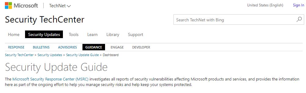 Security Update Guide - John Deardurff